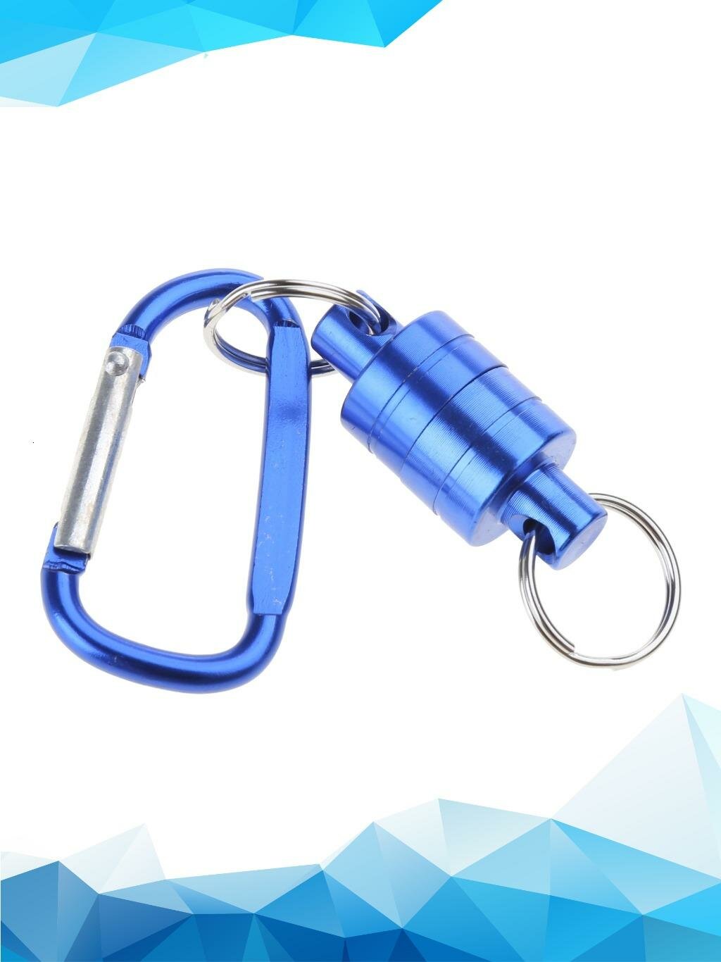 Магнитный держатель-релиз для рыбалки, Синий