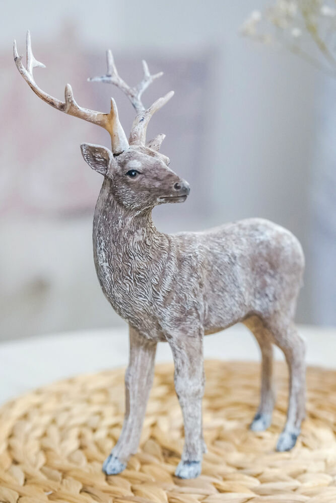 Декоративная фигура олень дэрк, полистоун, 22 см, Edelman 1162797