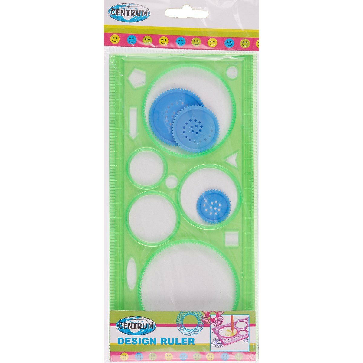 Линейка-спирограф, 20 см