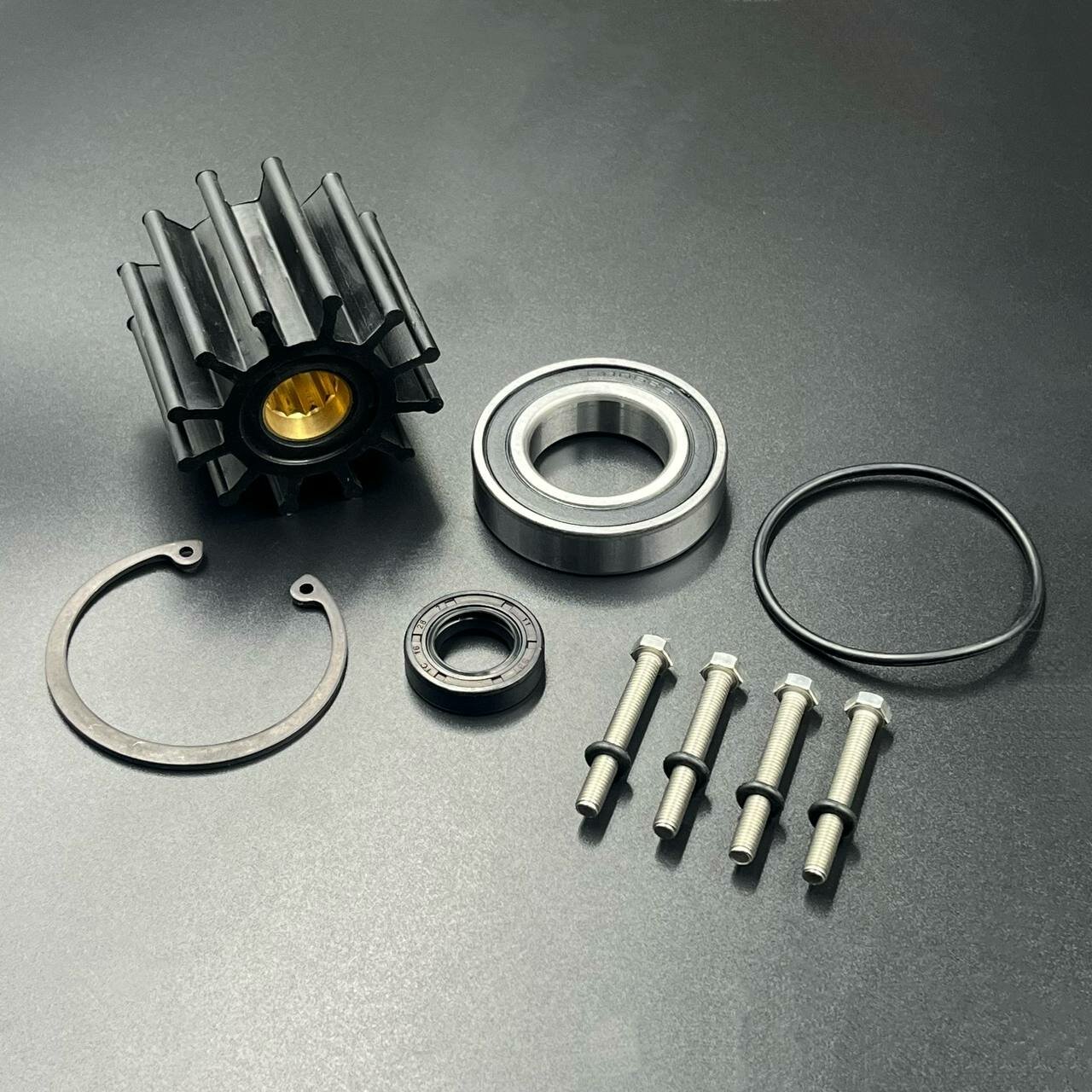 Ремкомплект помпы двигателя (с болтами) Volvo Penta (Производитель JSP)