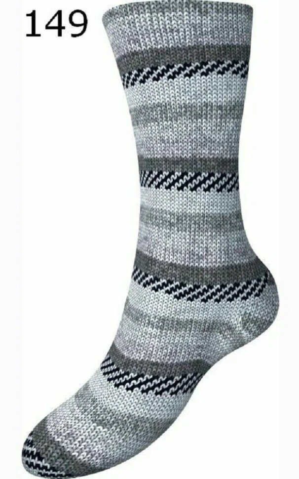 Пряжа #93049-99/149 Zartgrau Fortissima Cotton Stretch 4-Fach Weekend 100 г 460 м Austermann