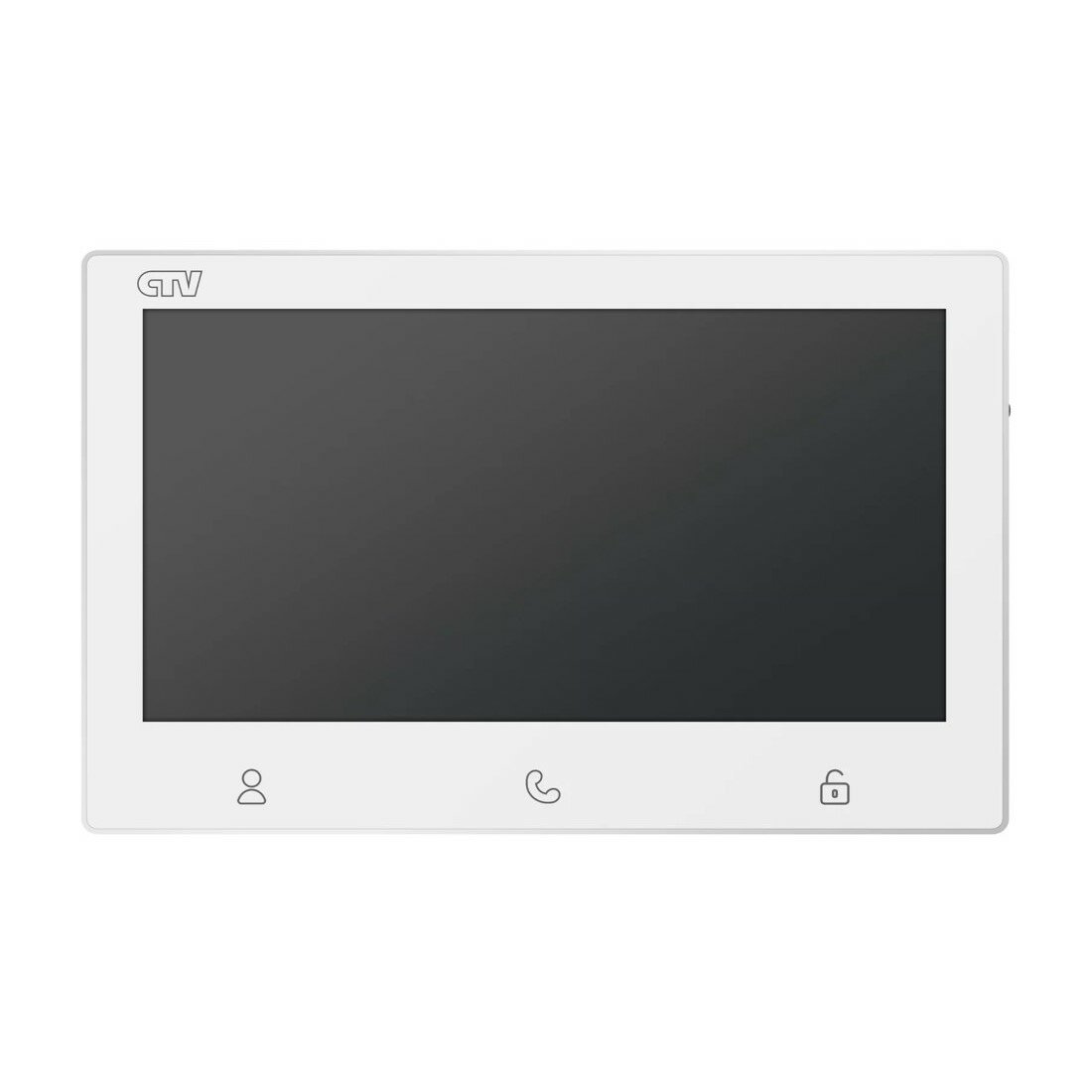 Видеодомофон CTV M3712 Astra, сенсорное управление, 7" IPS TFT LCD, AHD, PAL, белый