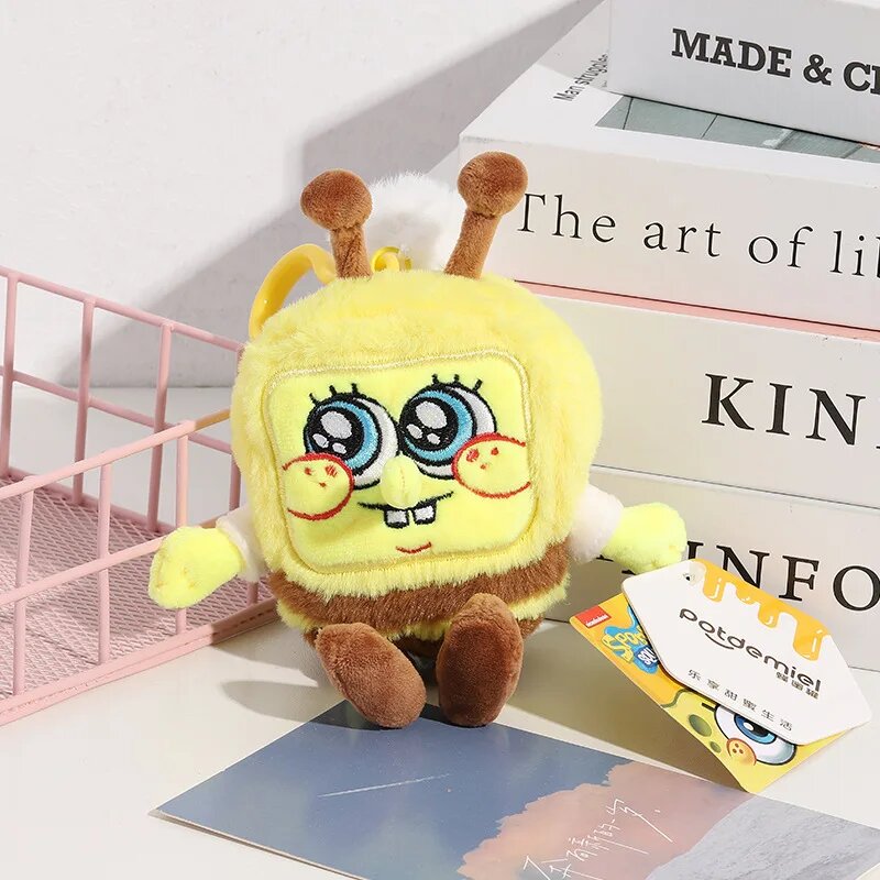 Плюшевый брелок Губка Боб Potdemiel Желтый, D