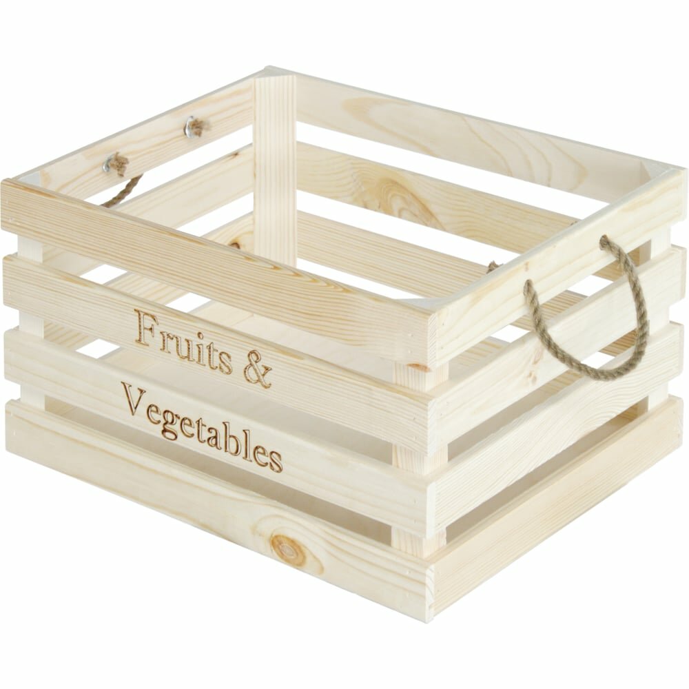 Большой деревянный ящик Комплект-Агро 330x400x230 мм KA6921