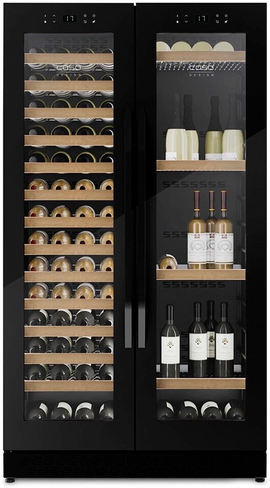 Винный шкаф CASO WineChef Duo 122 Black