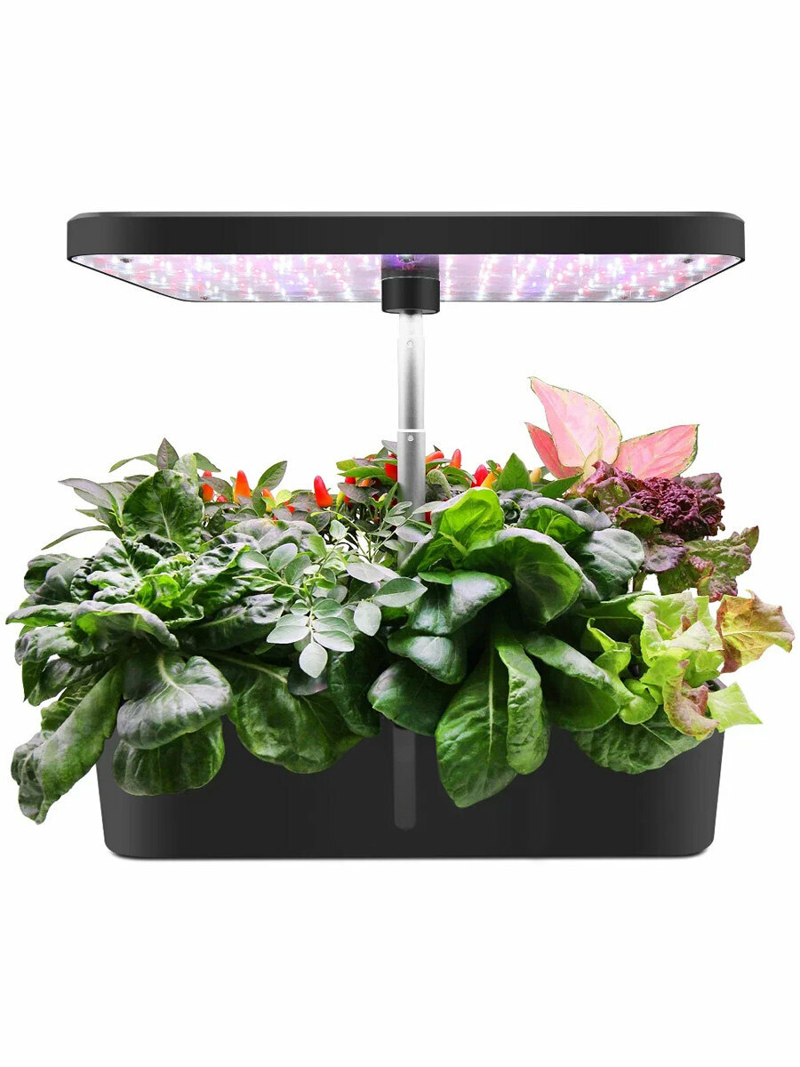 Гидропонная установка с LCD экраном на 12 растений SUNTEK Smart Farm 12 Plant Cells With LCD (SNSF012L)