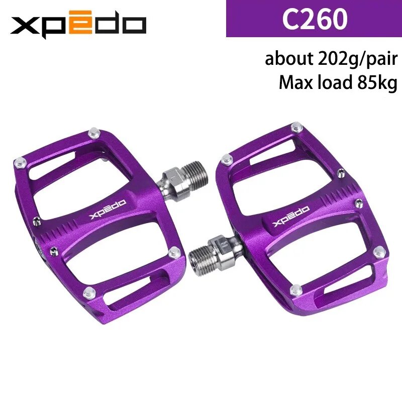 Xpedo C260 педали для велосипеда Фиолетовый, C260 Purple