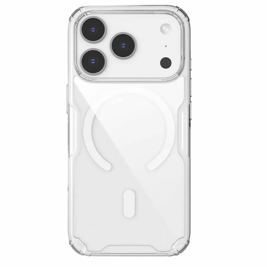 Чехол Nillkin Nature Pro Magnetic для Apple iPhone 17 Pro прозрачный