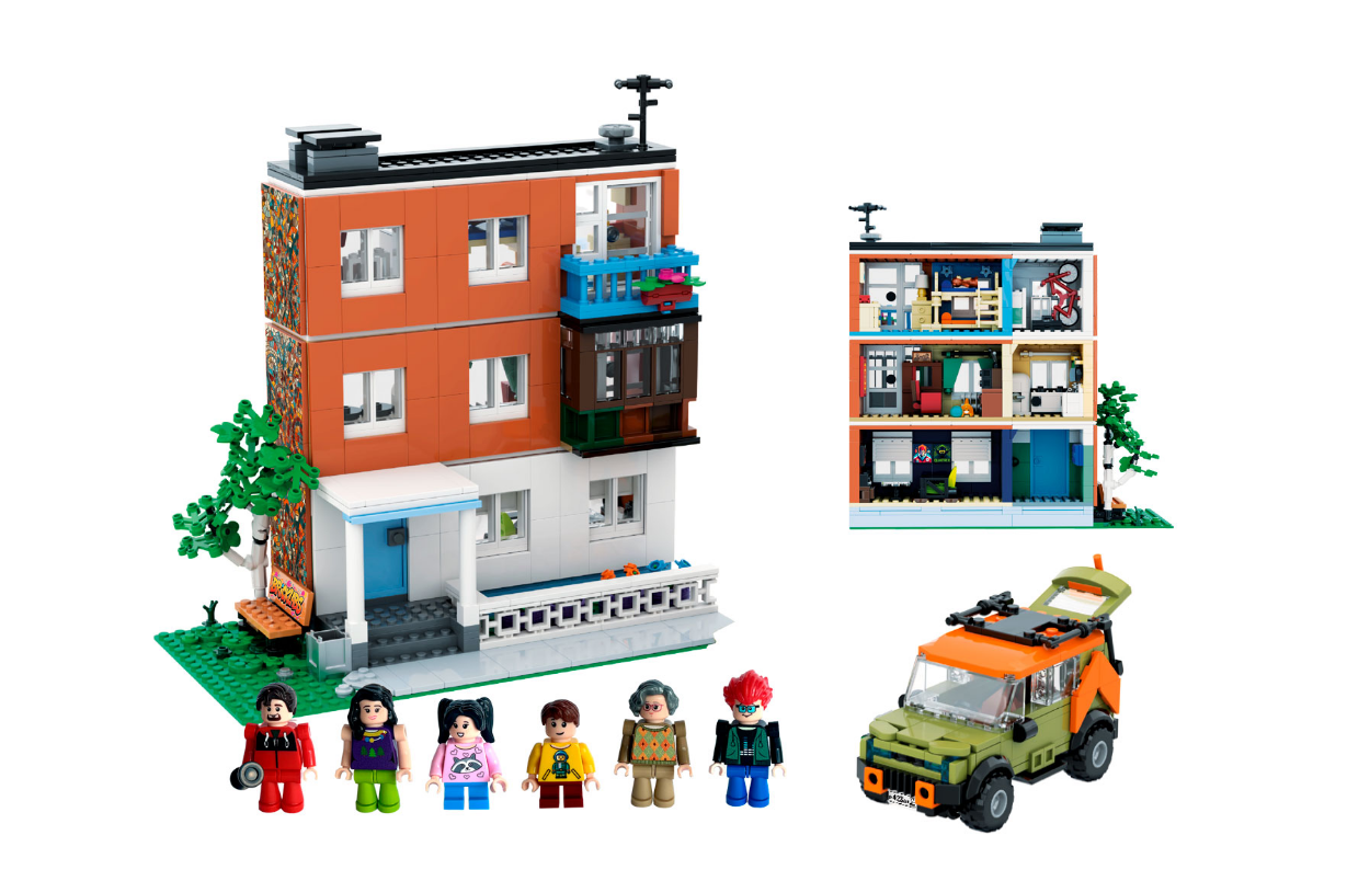 Конструктор Brick Labs Бриксити AB-1305 Конструктор Жилой дом