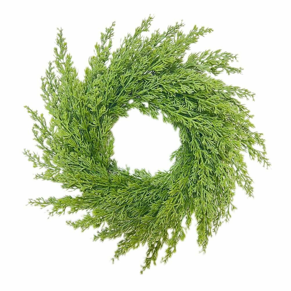 20-дюймовые весенние венки из самшита для входной двери, искусственный зеленый венок в деревенском стиле, весенне-летний декор для дома, для свадеб и украшений в помещении и на открытом воздухе, ко Дню Святого Патрика.