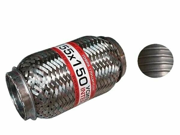 Гофра глушителя EUROEX 55x150il 55x150 усиленная Interlock