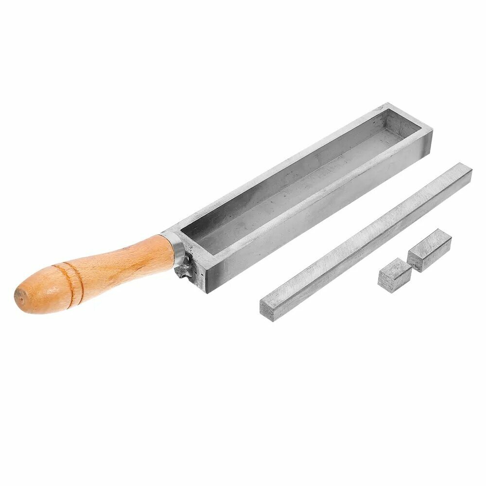 1 Штука Формы Для Ингота, Из Железа И Дерева, Для Литья Золота И Серебра