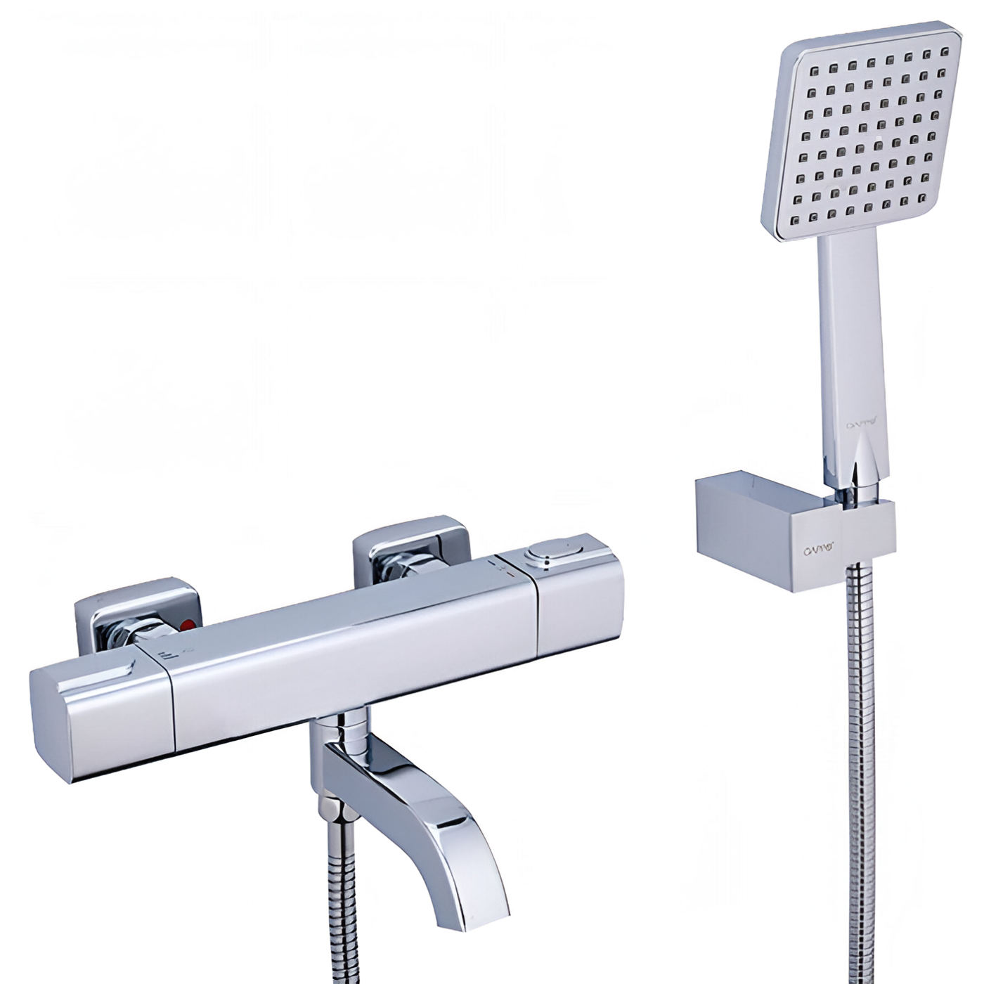 Смеситель для ванной с термостатом Gappo Thermo G3291, хром