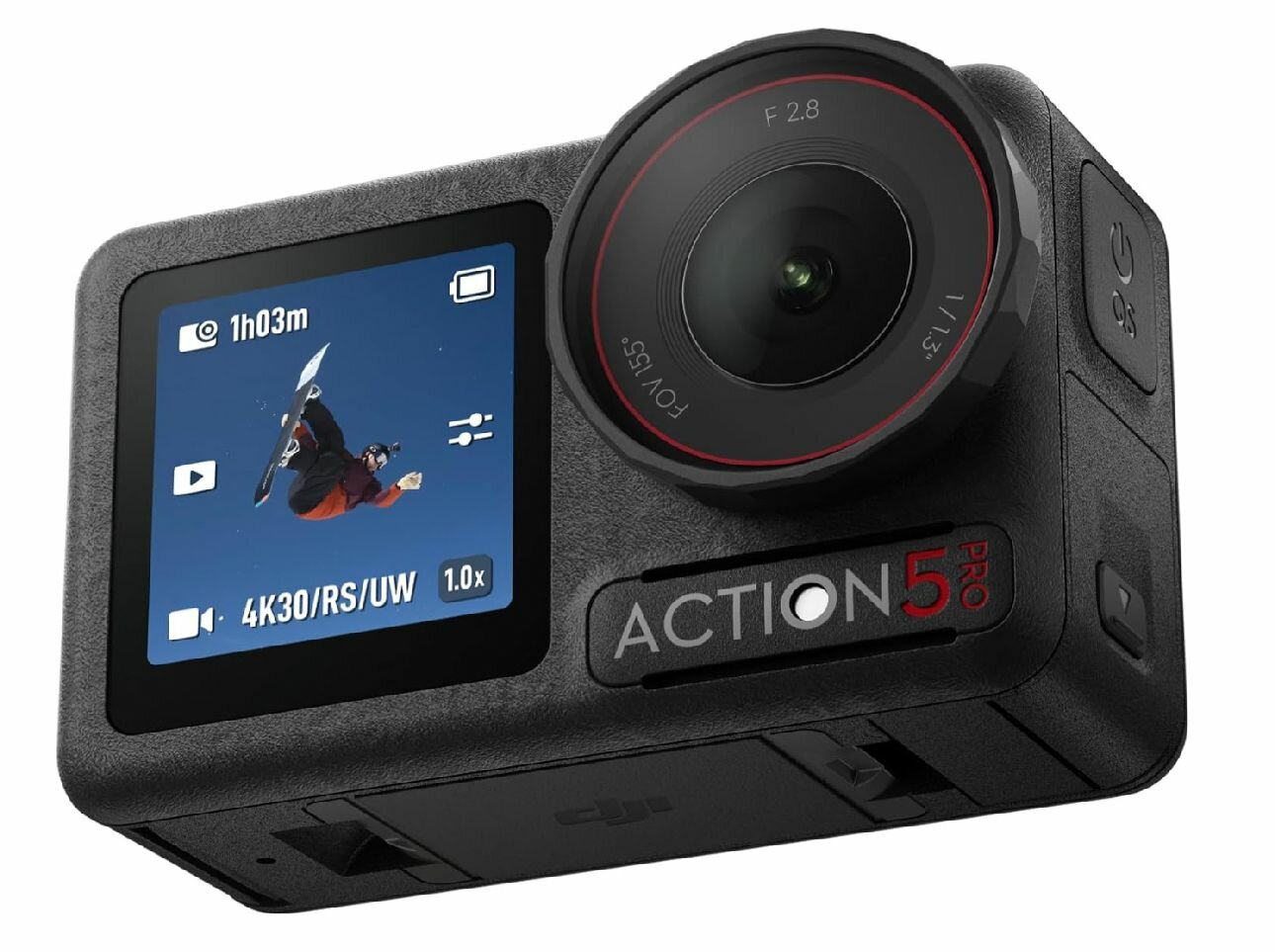 DJI Osmo Action 5 Pro standart- экшн-камера 4К/120FPS, 40 МП, 2 сенсорных экрана, 47ГБ памяти
