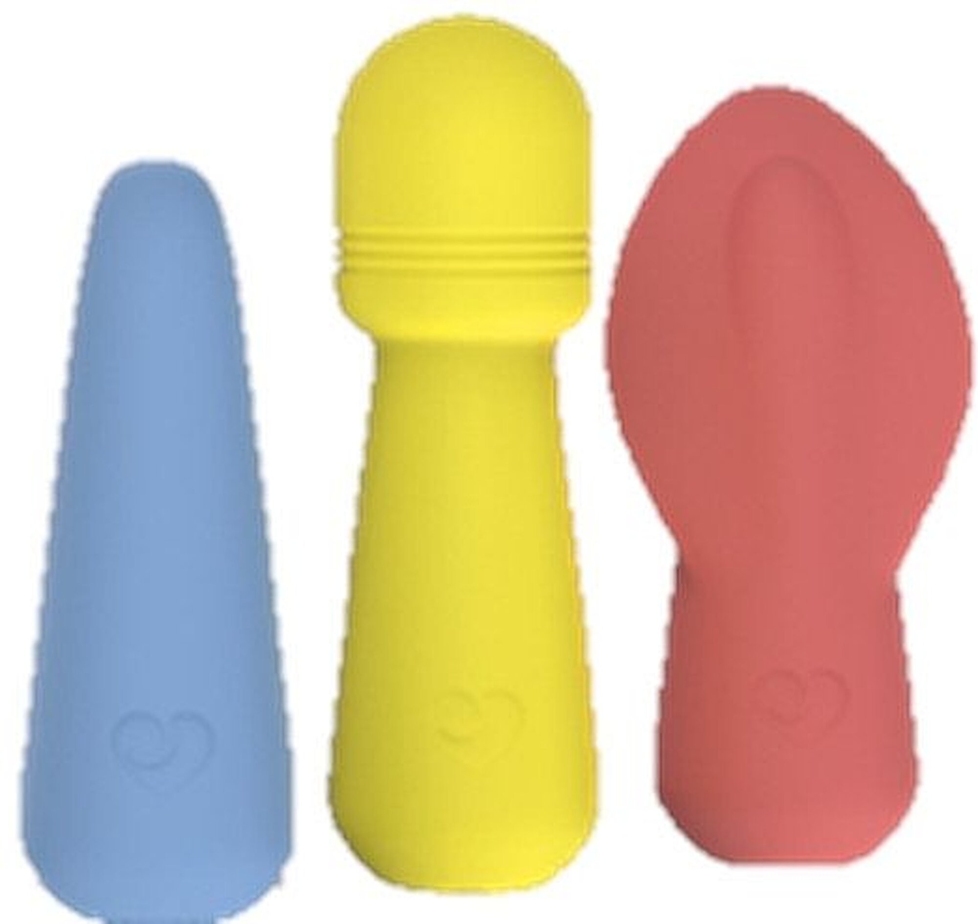 Мини-вибрационные массажеры Lovehoney Mini Vibrating Massagers, 3шт, цвет синий, желтый, розовый