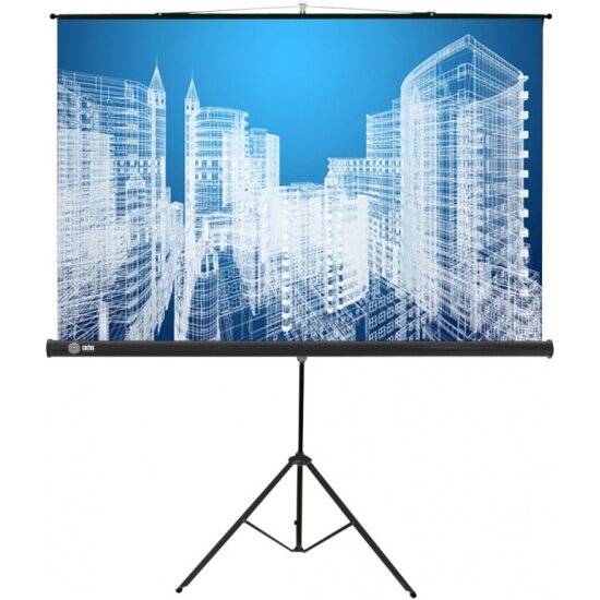 Экран Cactus 104.4x186см Triscreen CS-PST-104x186 16:9 напольный рулонный черный