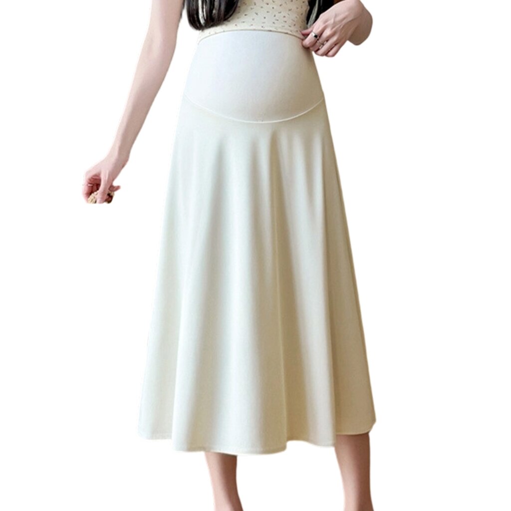 Дышащая юбка для беременных, платье для беременных из полиэстера для жаркого климата