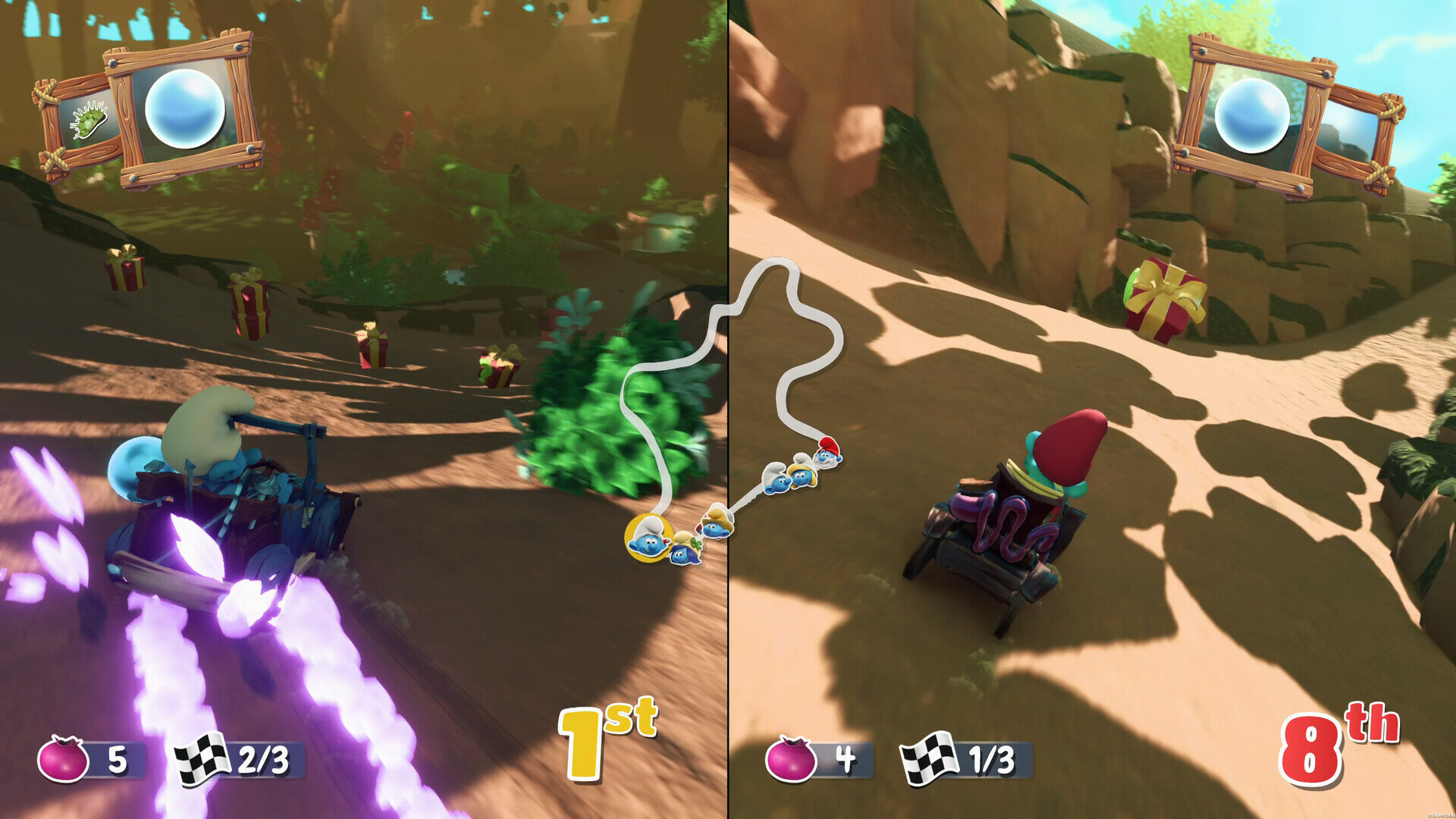 Smurfs Kart Steam Ключ • Активация Steam • регион Весь мир • цифровой ключ
