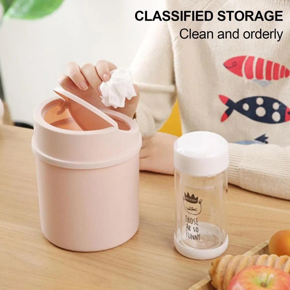 Мусорный бак Настольное мини-мусорное ведро для мусора, 1 шт