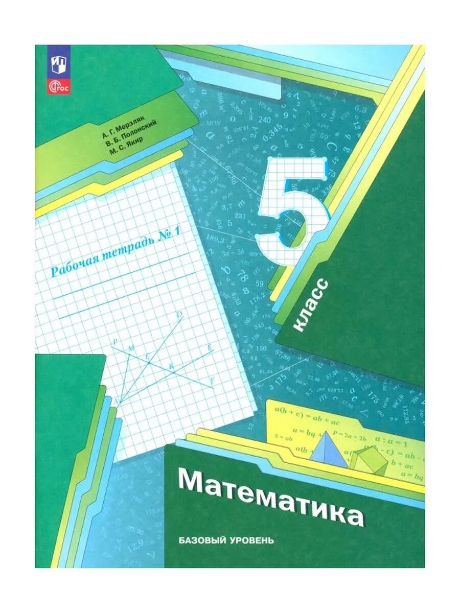 Математика. 5 класс. Рабочая тетрадь. Базовый уровень. В 2-х