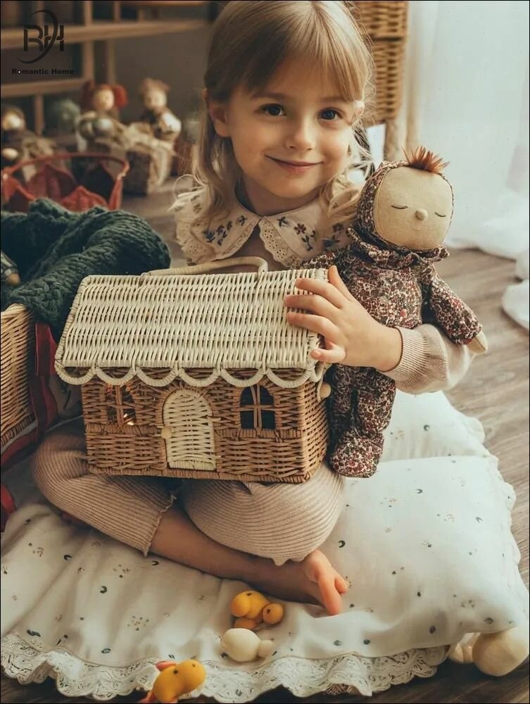 Корзина для игрушек длина 24.5 см, ширина 15 см, высота18.5 см, секции: 1 , шт.
