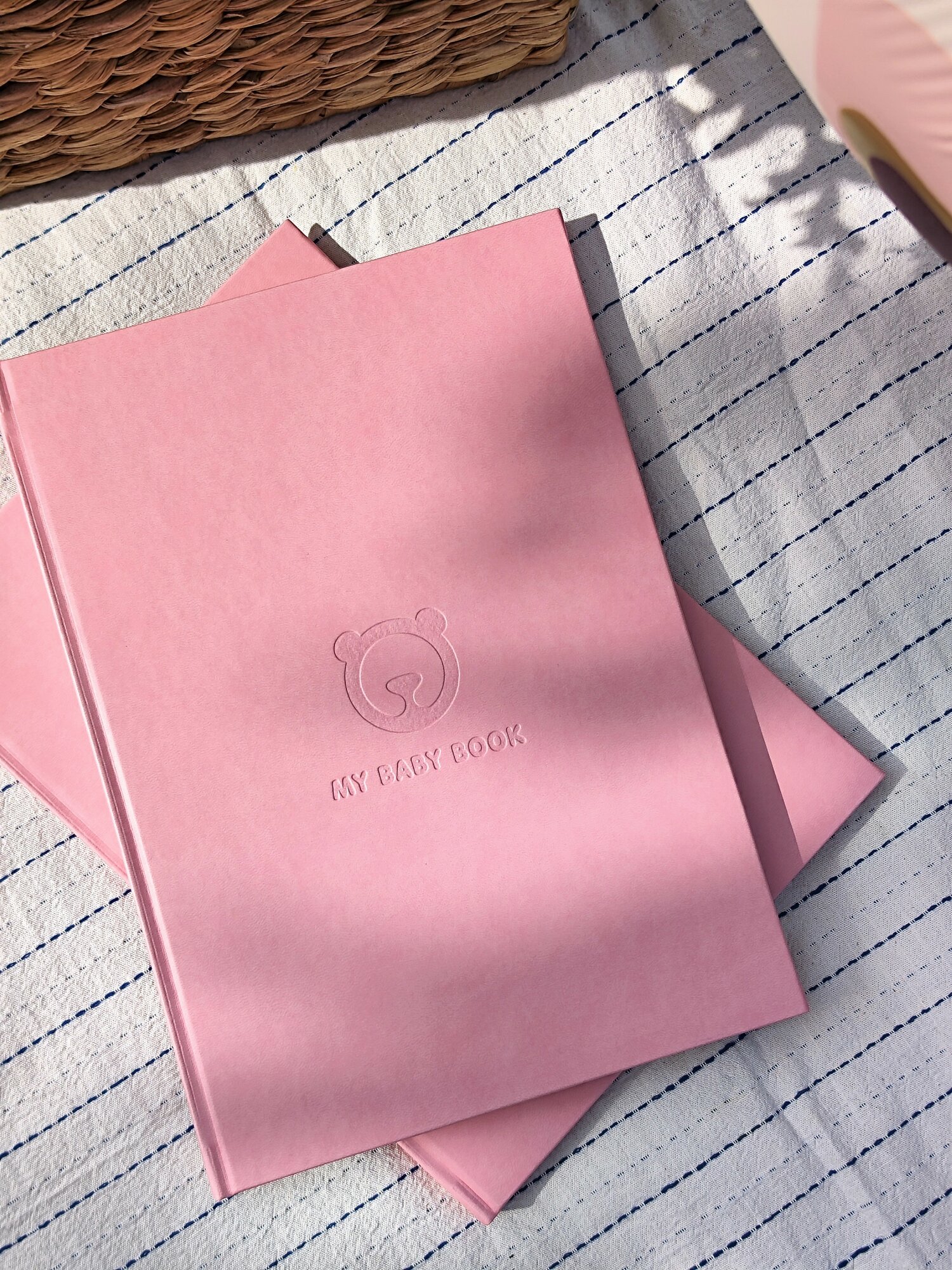 Фотоальбом детский / Первый альбом малыша 0-6 лет / розовый цвет