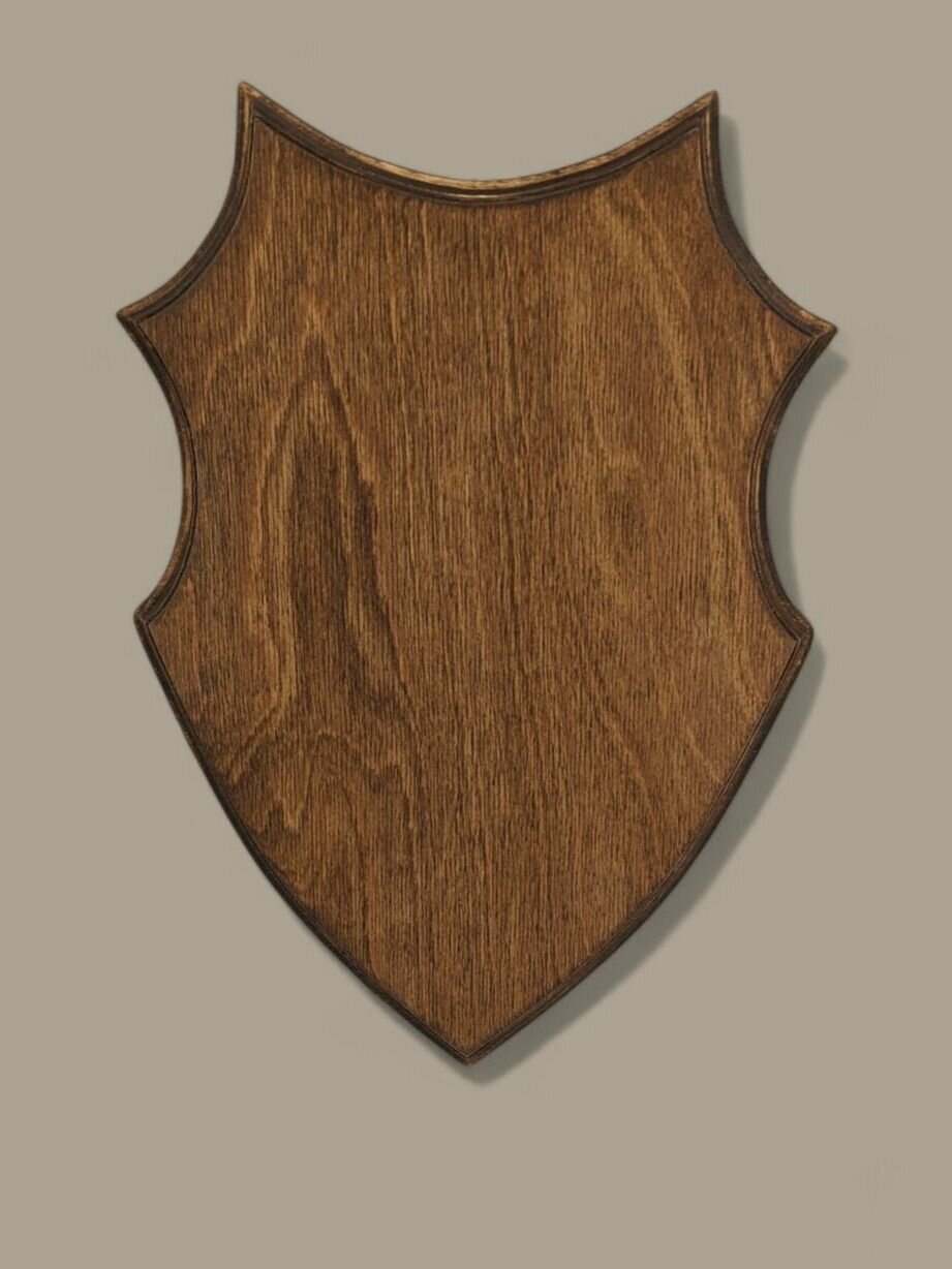 Медальон для охотничьих трофеев370х250х15 мм