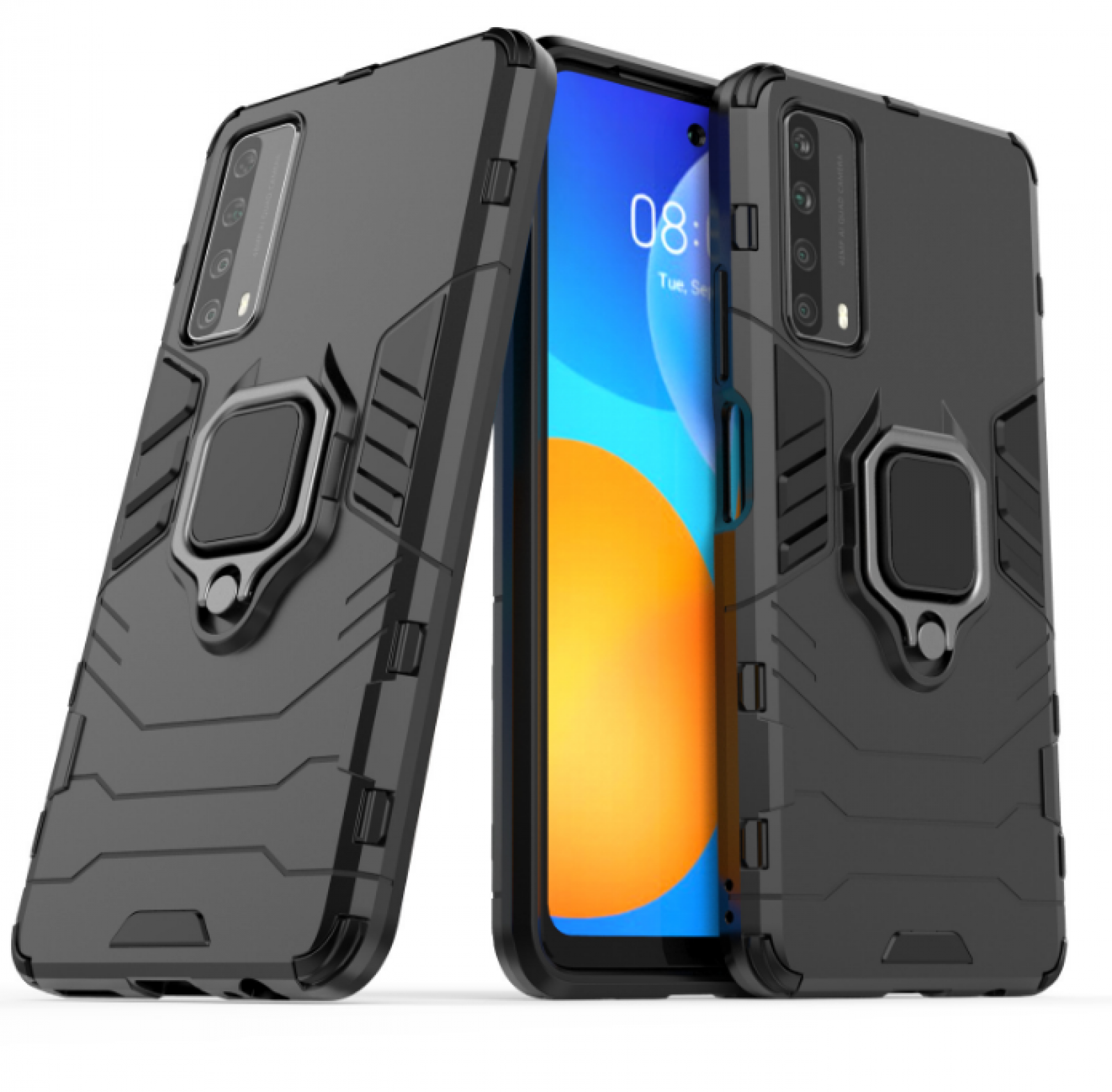 Чехол-бампер MyPads для Huawei Honor 10i / Honor 20E противоударный усиленный черный