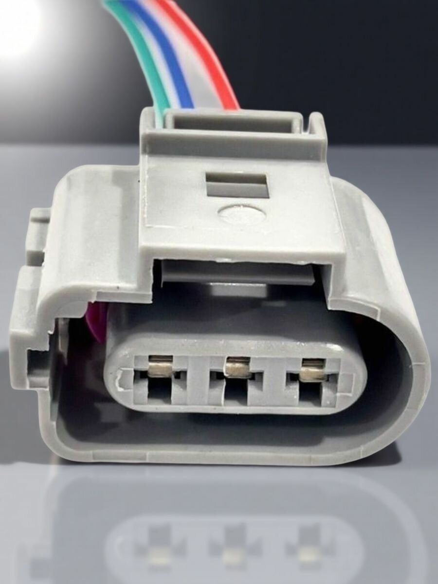 Разъём 3-контактный датчика коленвала VAG -OEM: 1J0973723G