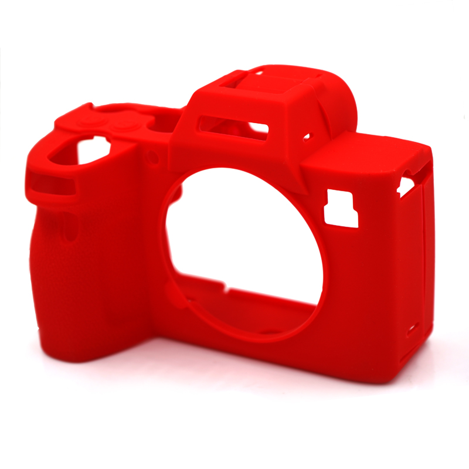 Силиконовый противоударный чехол MyPads Antiurto для фотоаппарата Sony Alpha ILCE-A7 IV/7RM4/A7M4 красный