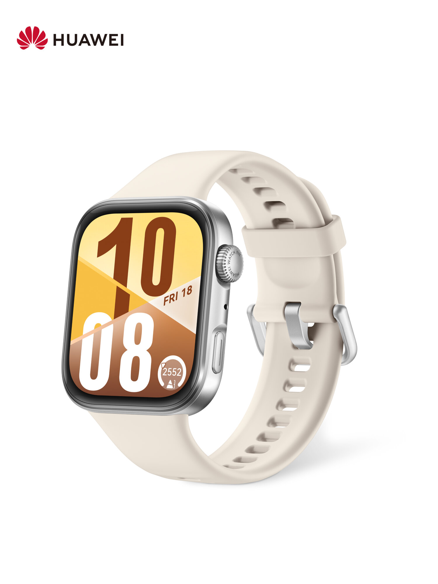 Смарт часы HUAWEI WATCH FIT 4 Белый, 43 мм, фторэластомеровый ремешок