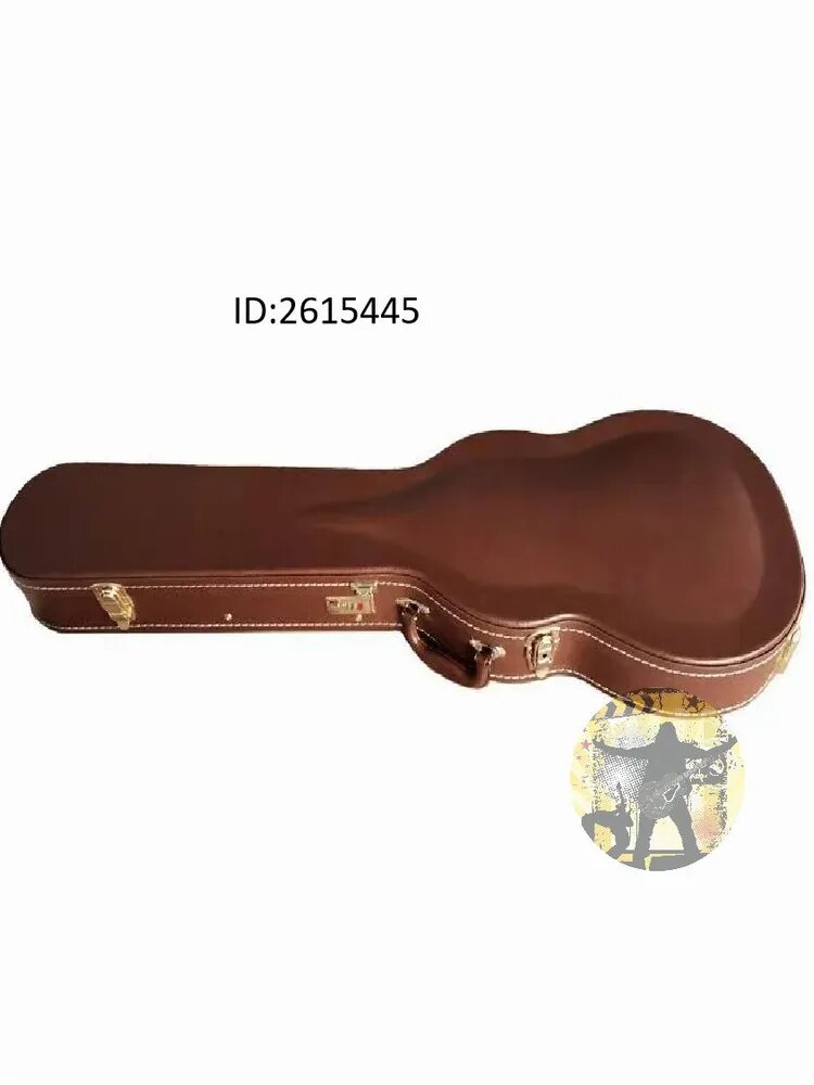 Gibson LP/Epiphone LP Кейс для гитары коричневый, для электрогитары, деревянный, пластиковый, с отделением для аксессуаров и ручкой