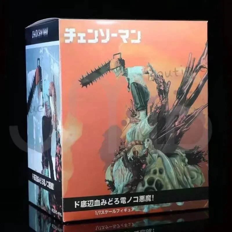 Фигурка Chainsaw Man Denji 25 см Статуэтка Аниме Человек-бензопила Коллекционная модель — фото 1
