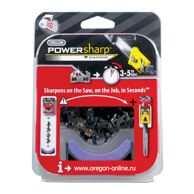 Цепь OREGON 91PS50 PowerSharp + камень
