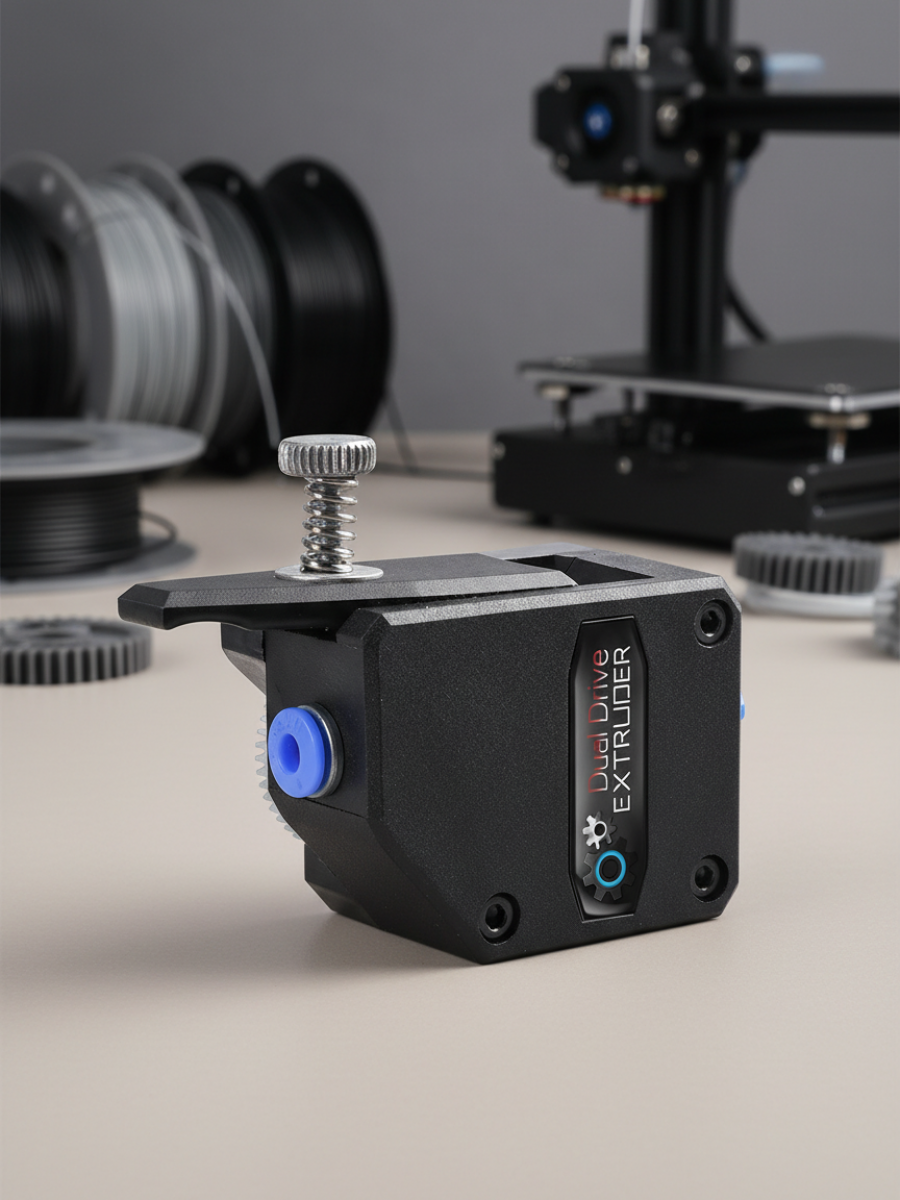 Экструдер Dual Drive для 3D-принтеров с редуктором