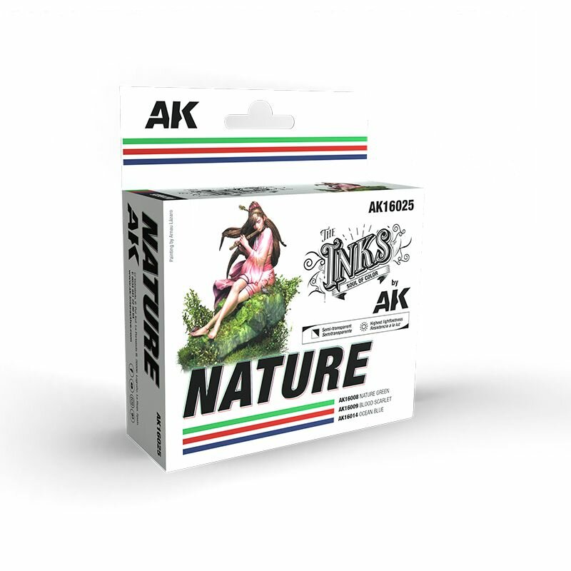 Набор красок AK Interactive Nature Colors Set (Inks)