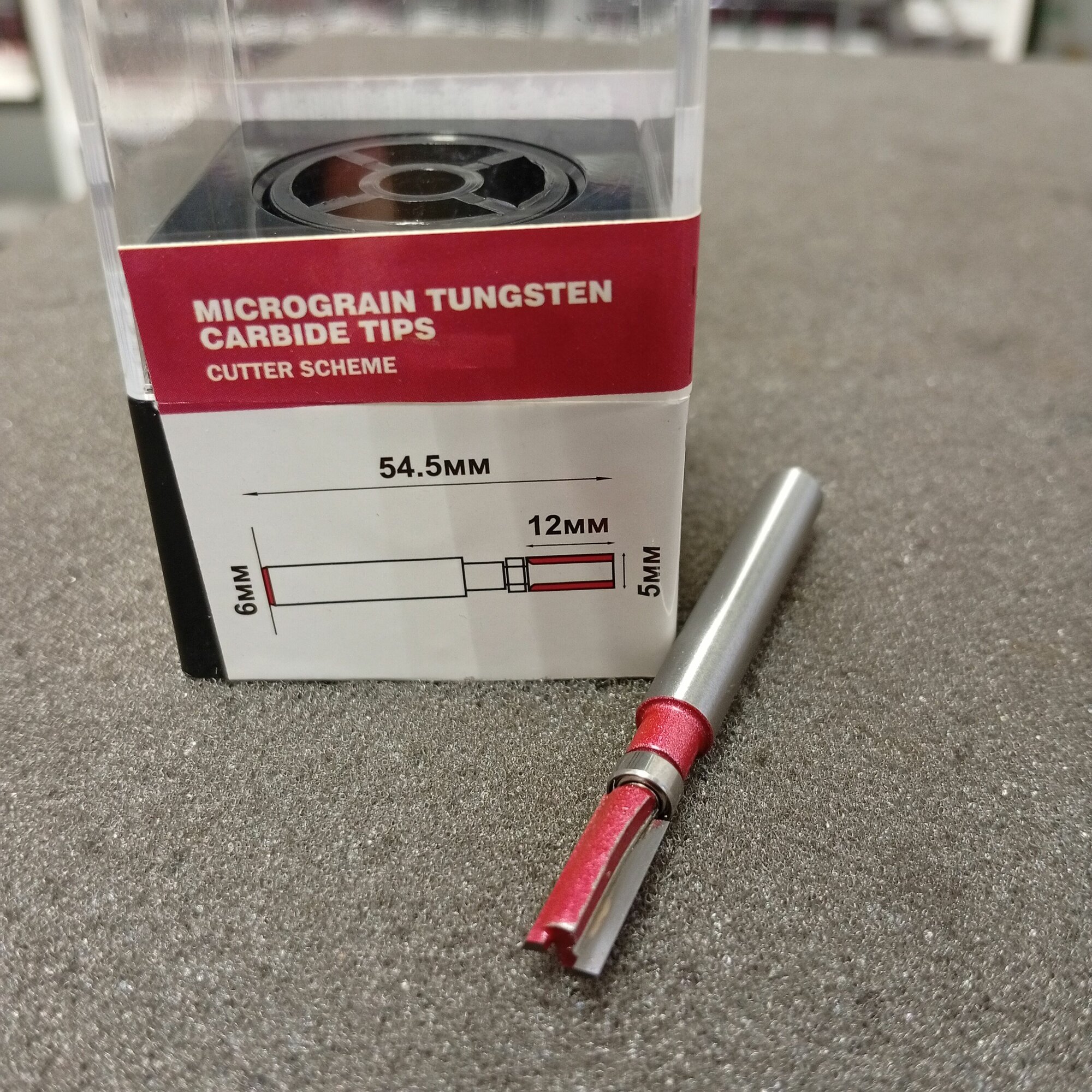 Фреза обгонная MICRO (верхний подшипник) проф. серия D4,8x12x51 S6 PROCUT