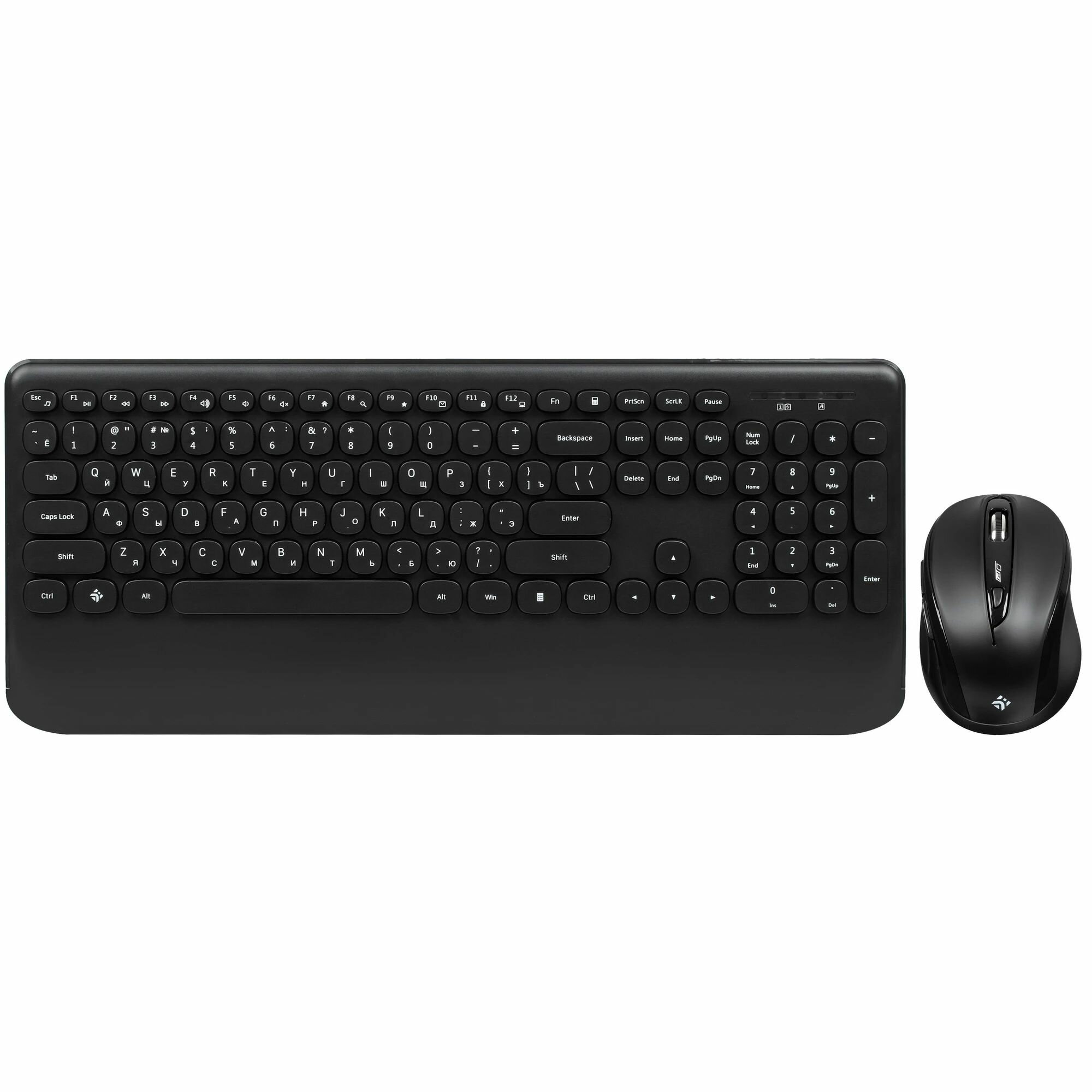Клавиатура+мышь беспроводная DEXP SMK-679612AG черный