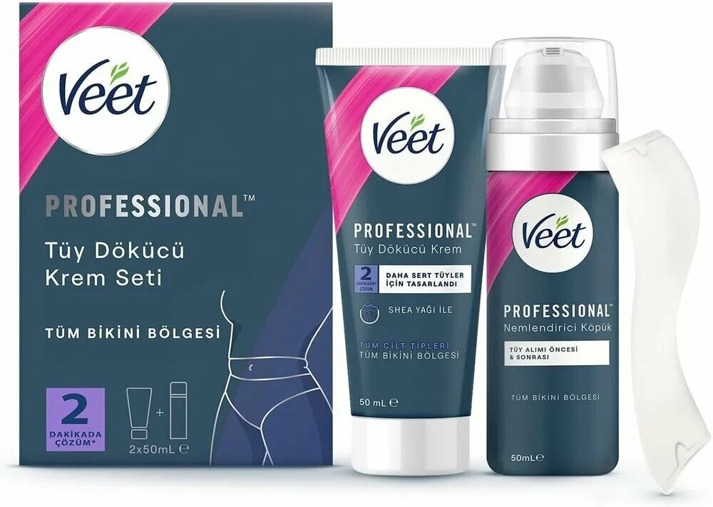 Veet Professional Набор кремов для депиляции зоны бикини 2 x 50 мл