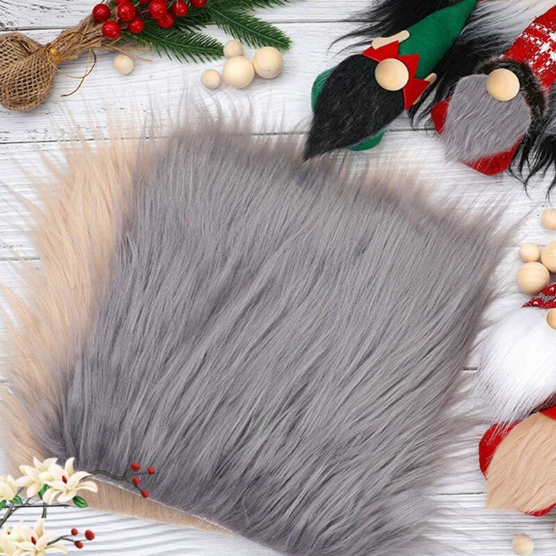 Мех искусственный лента с ворсом для рукоделия,25cx25 cм