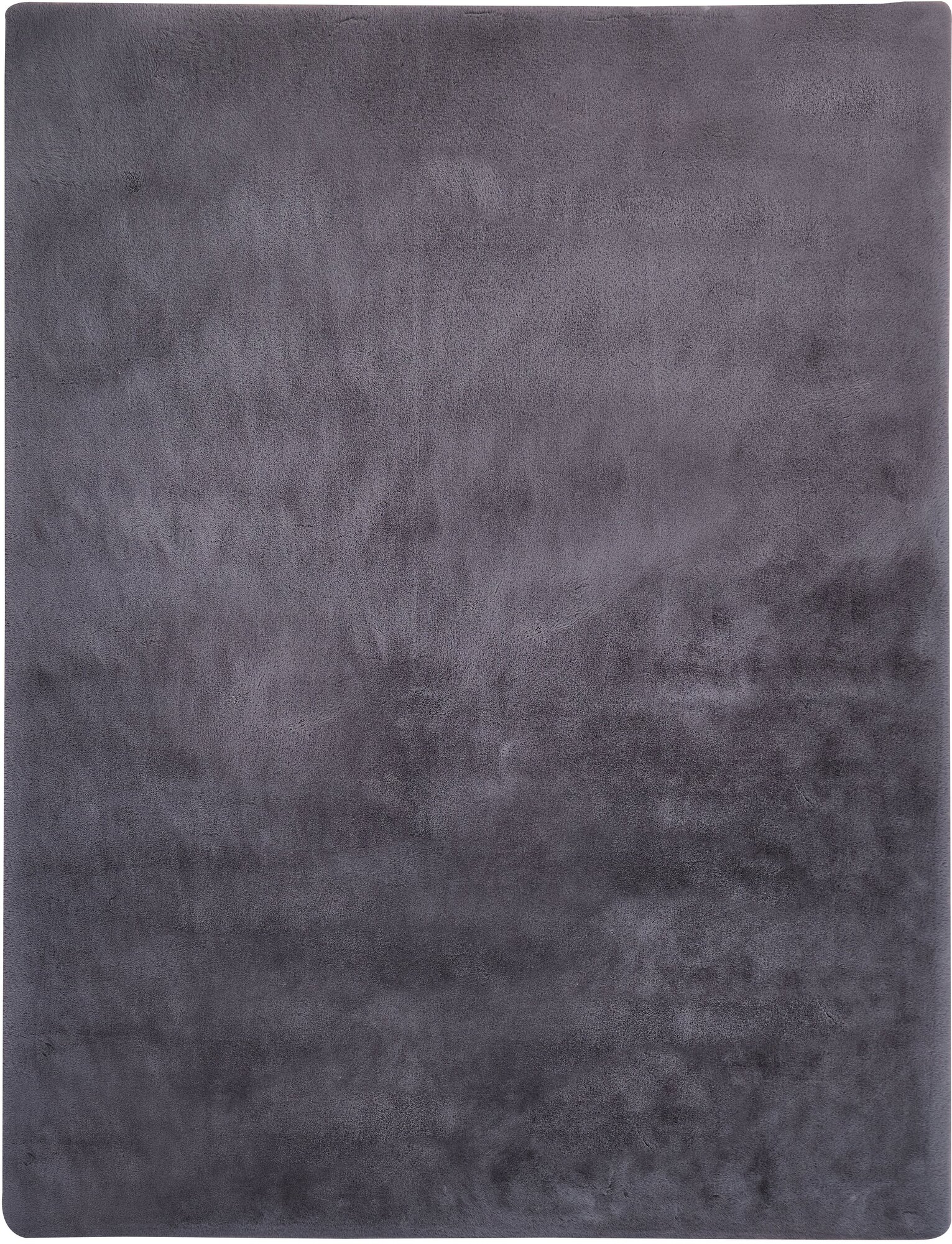 Коврик из высокоплотного искусственного кроличьего меха "REX темно-серый" 120х170 см