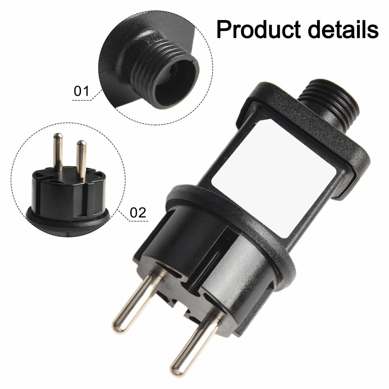 OZ-TRGO-Адаптер питания для светодиодных гирлянд Адаптер питания Драйвер трансформатора IP44 31 В макс. 3,6 Вт для кодированных 2-контактных разъемов