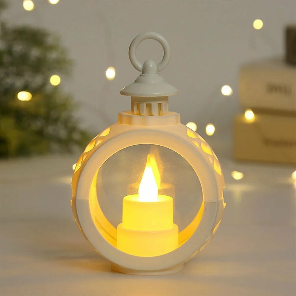 Игрушка электронная под ёлку Mood Light, имитация пламени, пластик, 13,5 см