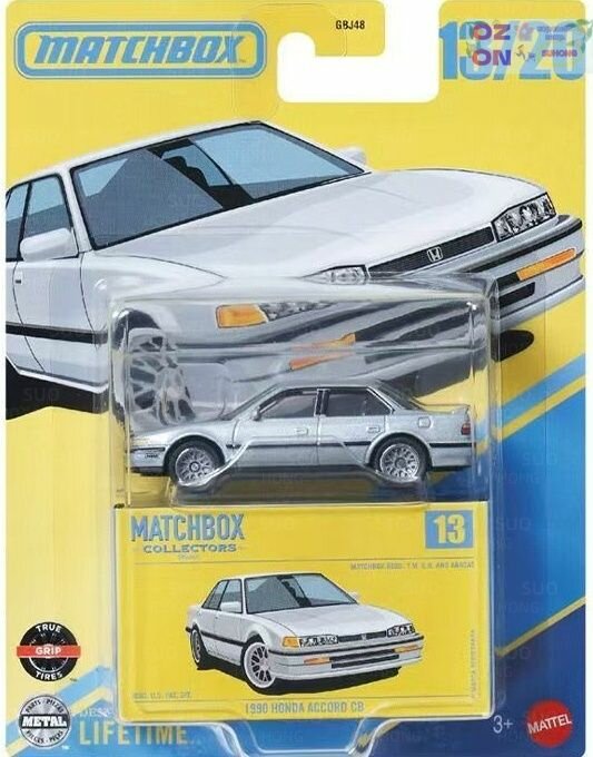 MATCHBOX Модель , 1:64, серия Matchbox Collectors , 1990 Honda Accord CB