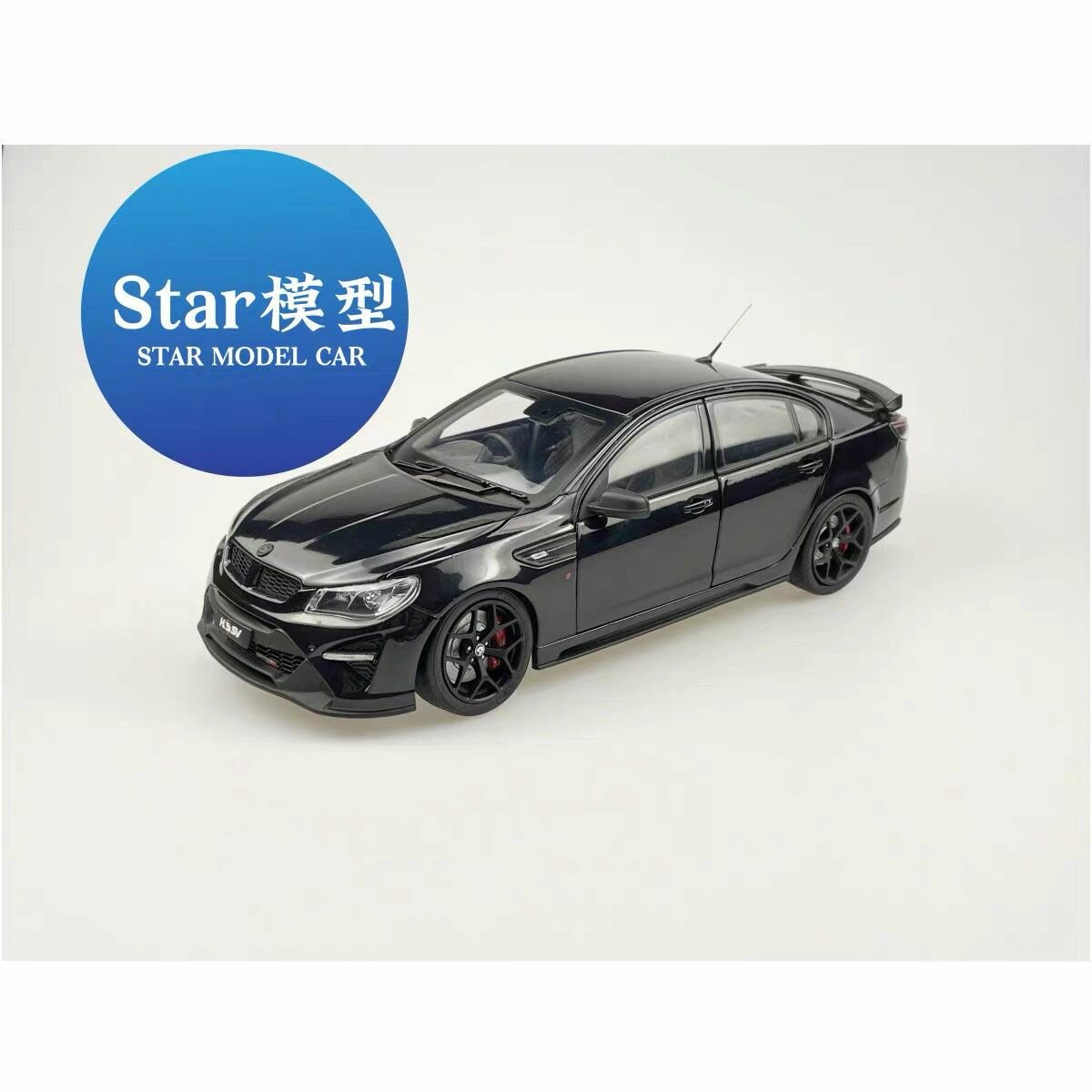 Модель седана Biante 1/18 из сплава, Holden HSV GTSR W1 Phantom Black Knight