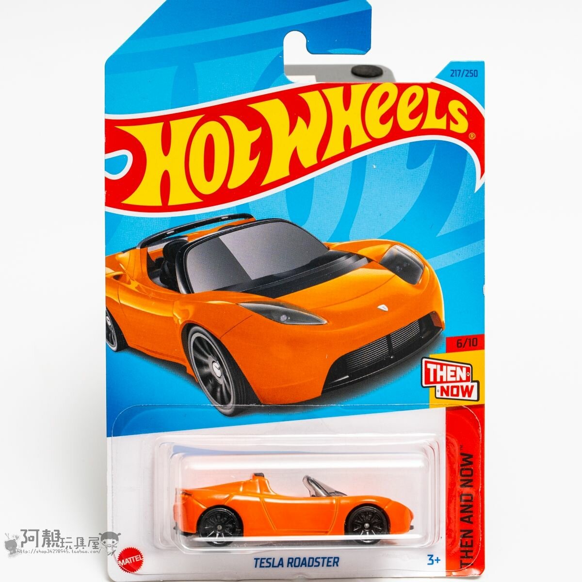 Hot Wheels 2023L, Литая модель автомобиля 1:64(217-TESLA ROADSTER)