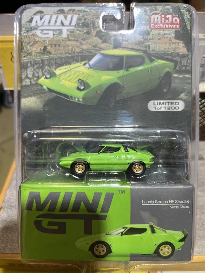 MINI GT x Majorette, литая коллекционная машинка 1:64(625-Ланчия Stratos HF)