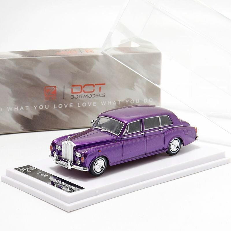 Роллс-Ройс Фантом VI Винтажный Классический DOT Масштаб 1:64 Модель автомобиля из литого металла