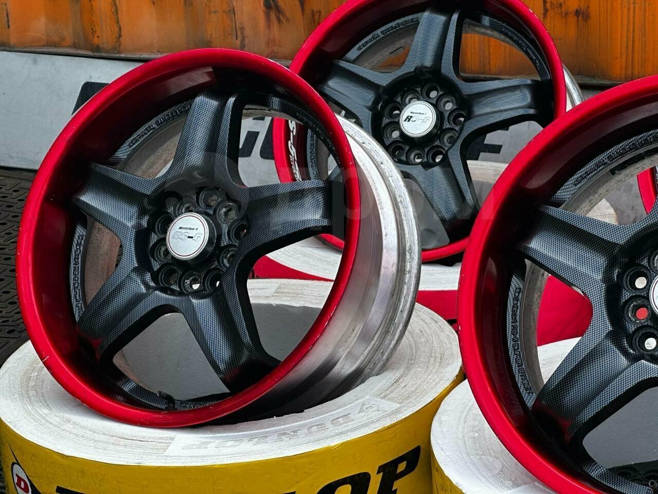 Диски автомобильные R17, Made in Japan Original Weds Sport RS-5SS 17 дюймов, 5x114.3 / 5x100 (7J, ET35) 4шт.