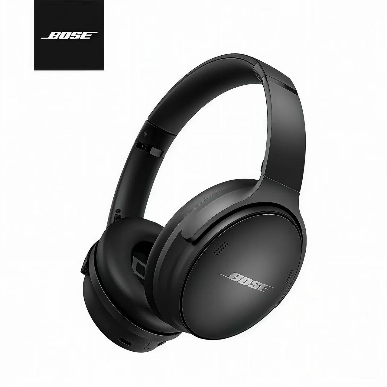 BOSE QC45 2 поколения модернизированных беспроводных Bluetooth-наушников с активным шумоподавлением, чёрный